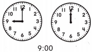 Math Expressions Grade 1 Unit 7 Lesson 3 Answer Key Time in Our Day ...