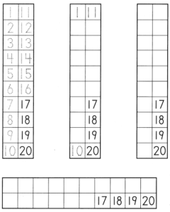 Math Expressions Kindergarten Unit 3 Answer Key Teen Numbers as Tens ...